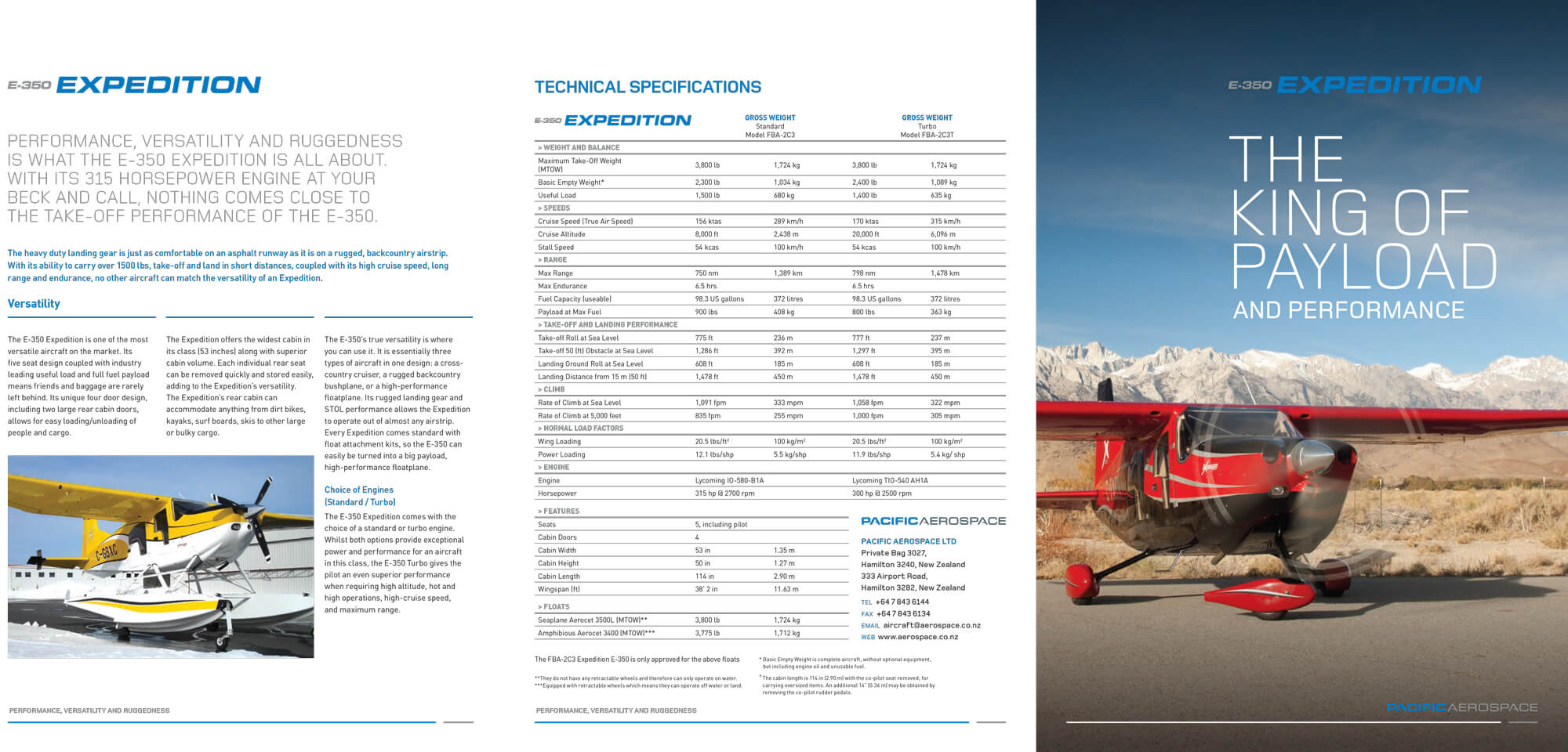 Pacific Aerospace / Expedition Aircraft | Northwest Backcountry ...